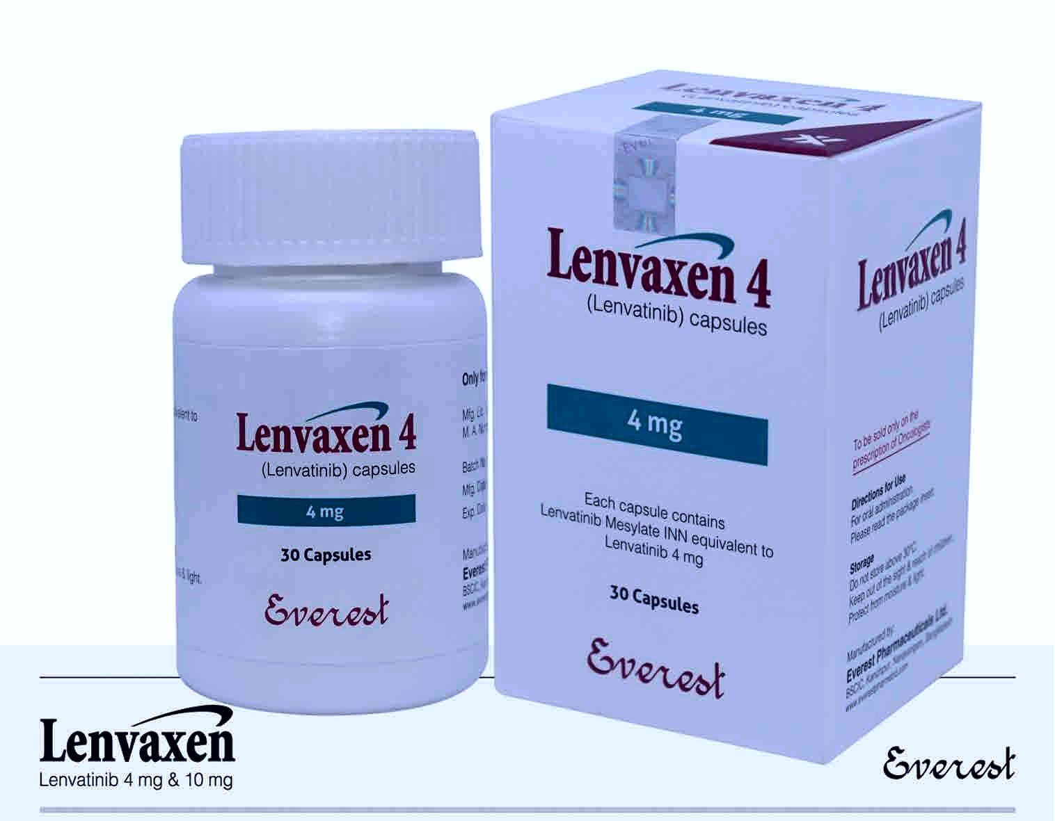 Lenvaxen (Lenvatinib) 10 Mg - Buy Medicine Online