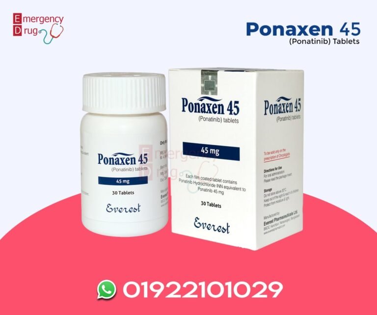 Ponaxen (Ponatinib) 45 MG - 30 Tablets - Buy Medicine Online