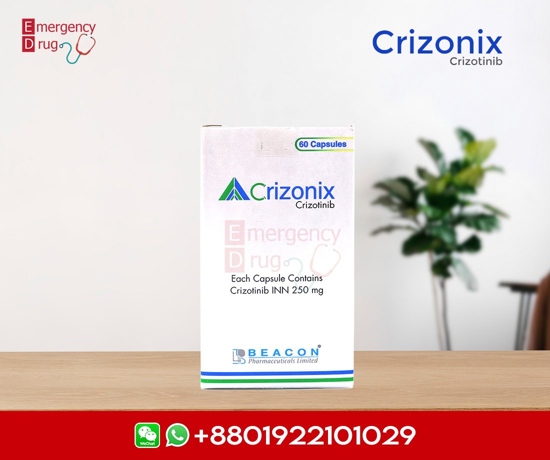 Crizonix 250 mg capsule | Crizotinib capsule - Worldwide Delivery